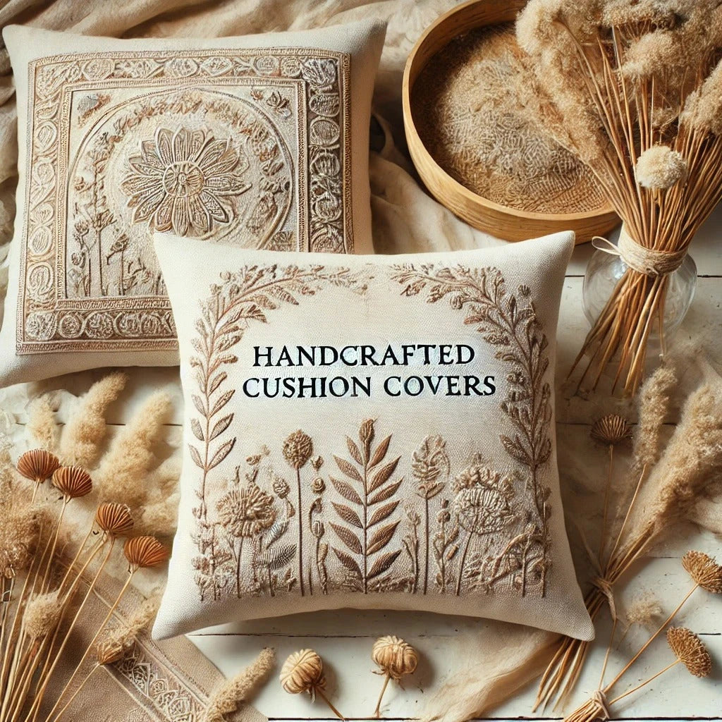 Handcrafted Cushion Covers– Indian Home Craft