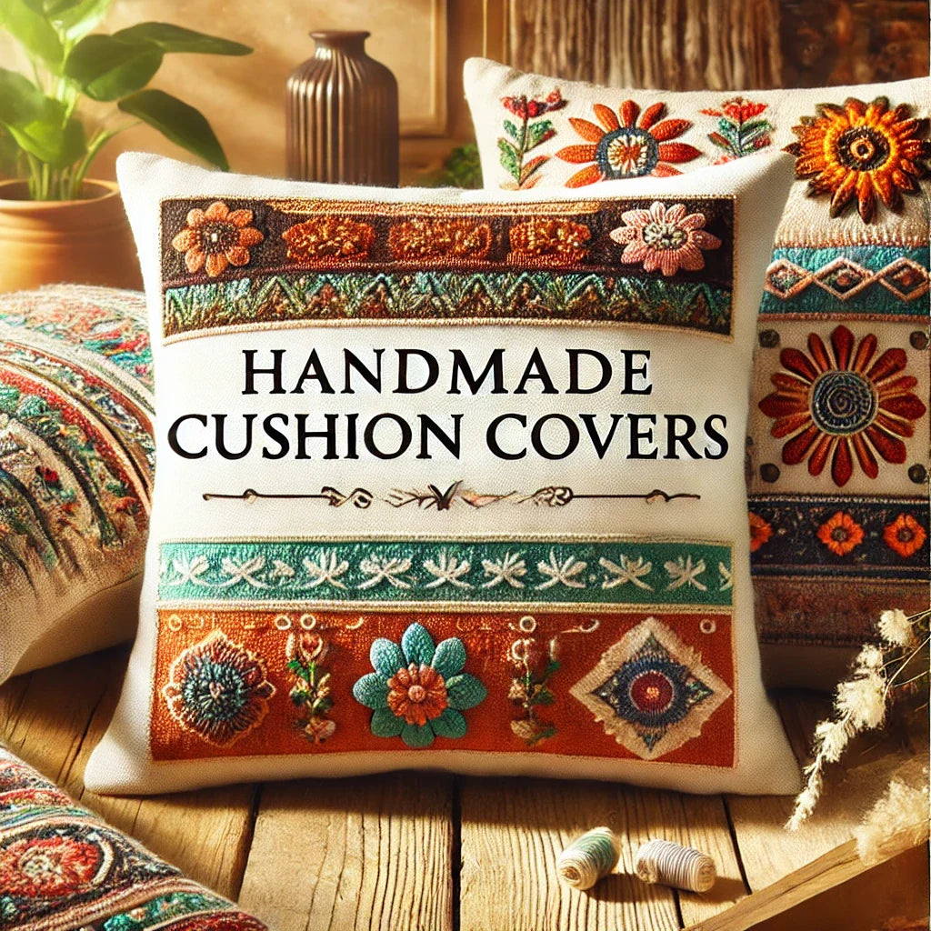 Handmade Cushion Covers– Indian Home Craft